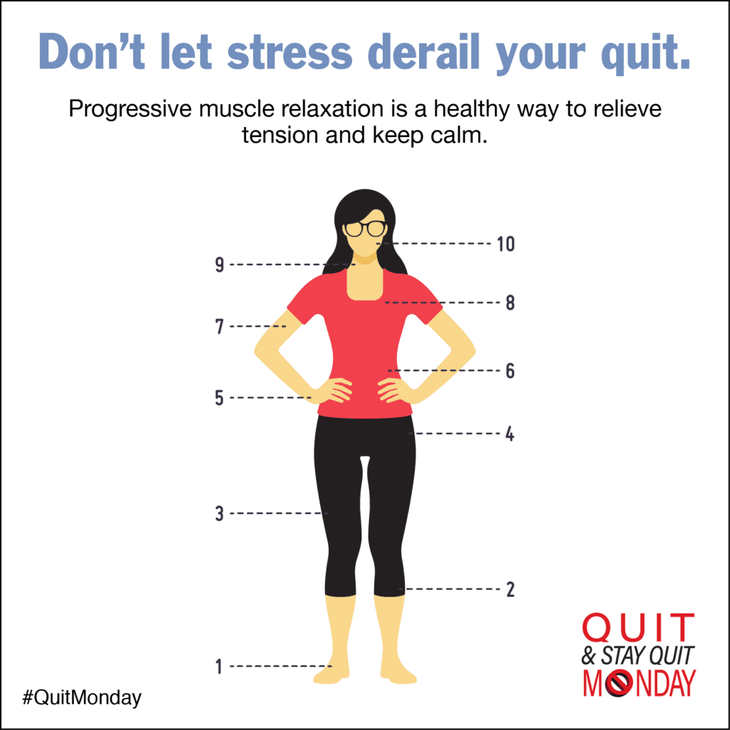 Stop stress in its tracks with progressive muscle relaxation