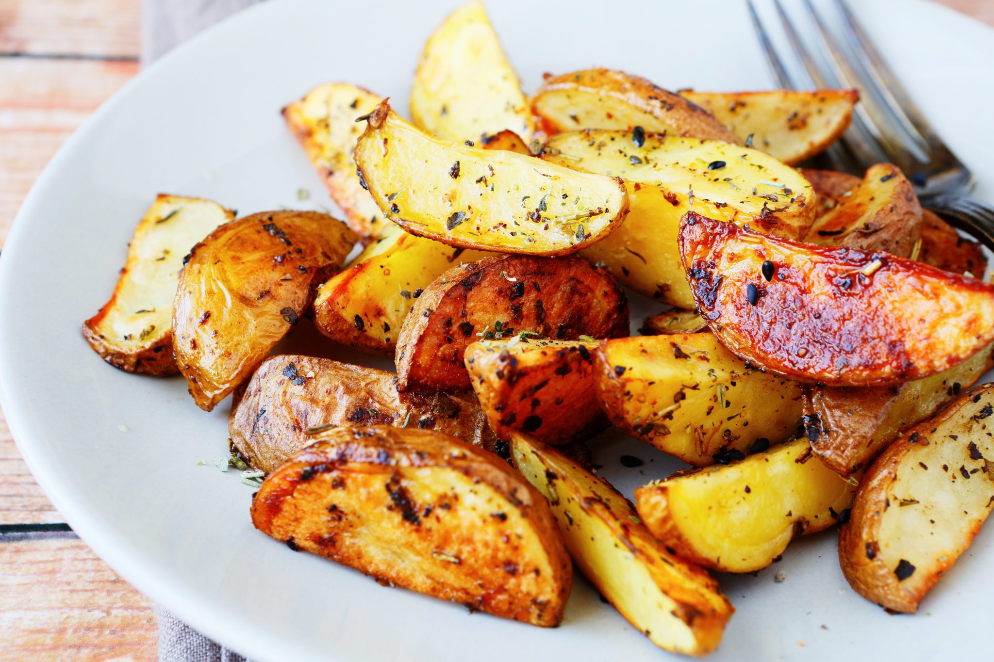 Avocado Potato Wedges - Meatless Monday