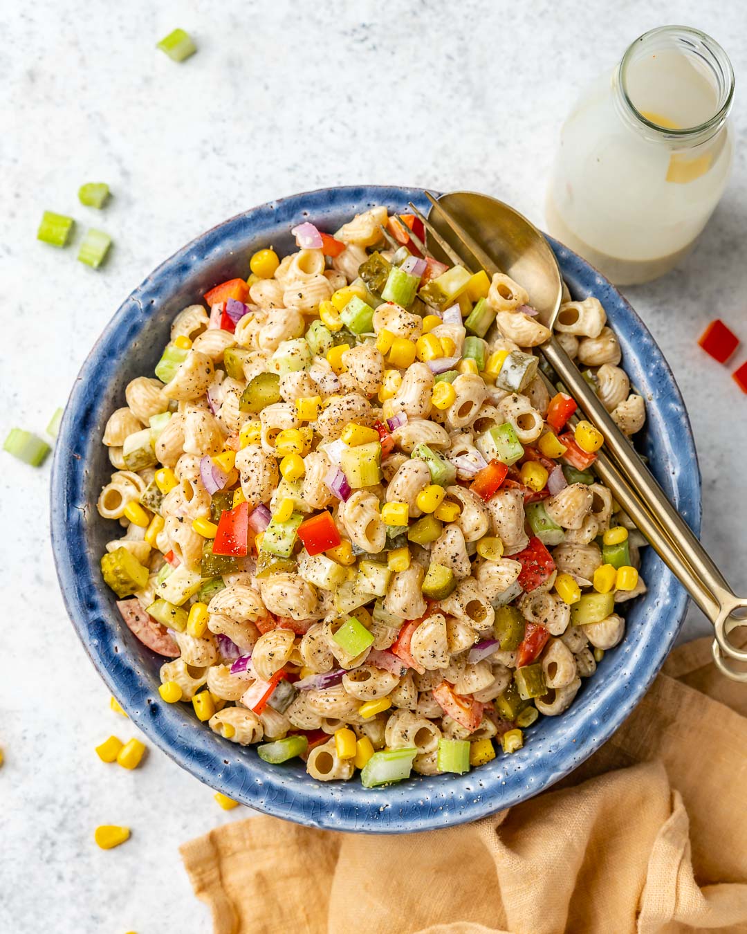 Easy Macaroni Salad - Meatless Monday