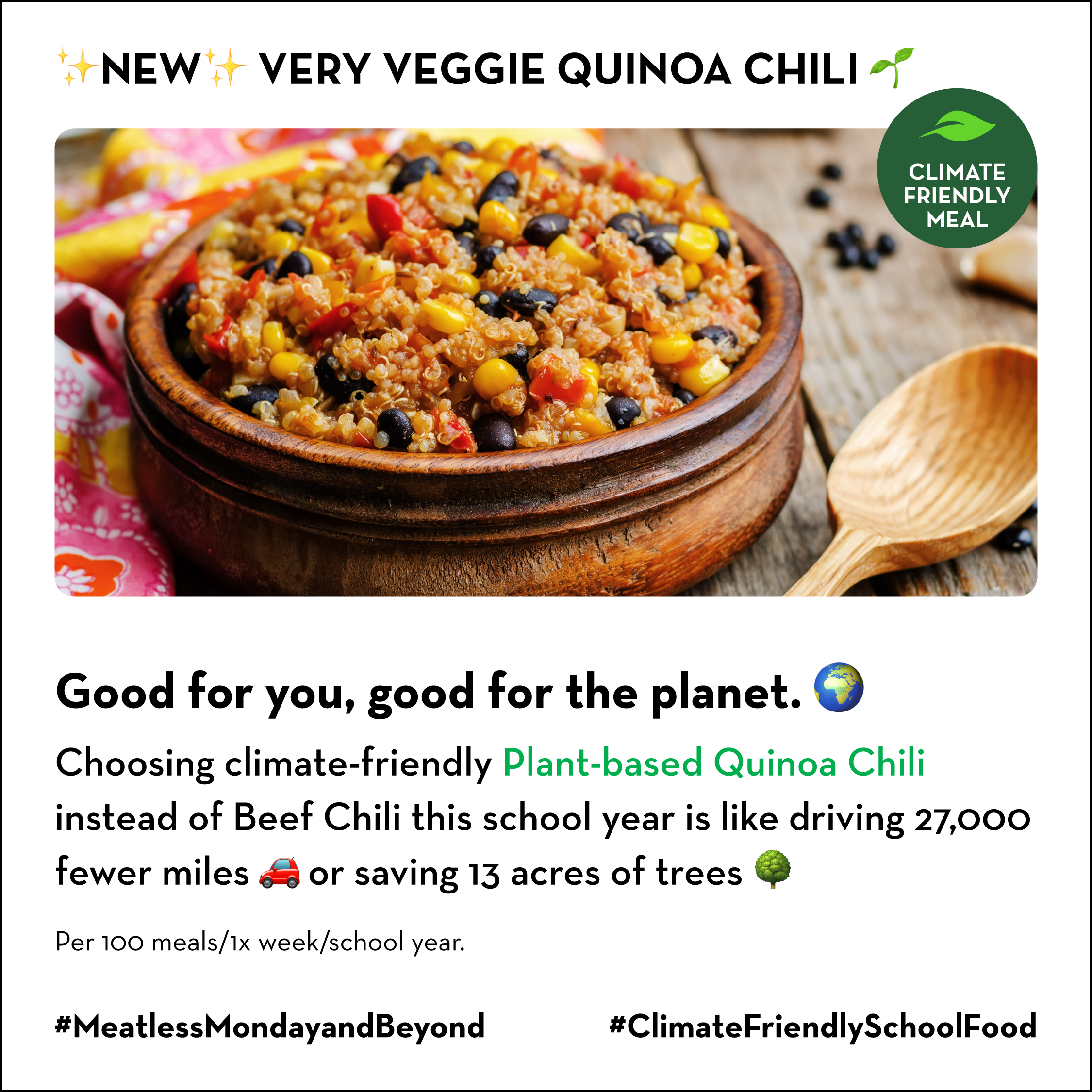Very Veggie Quinoa Chili - Meatless Monday