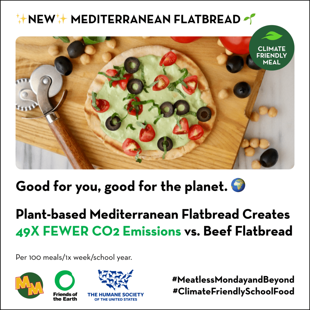 Mediterranean Flatbread - Meatless Monday
